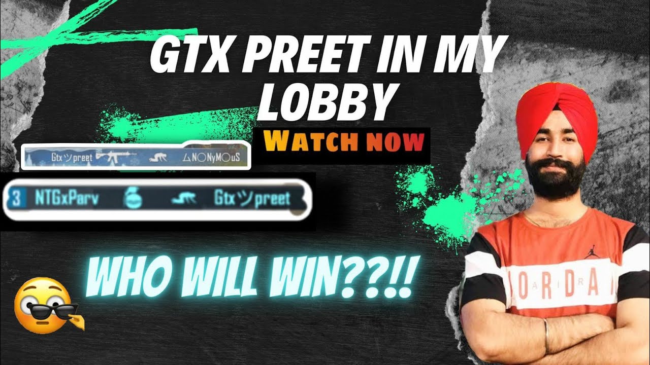 GTX PREET IN MY LOBBY 😱 | 1v2 Vs Big Streamer🥵🥵🥵 @GtxPreet🔥🔥🔥🔥 - YouTube