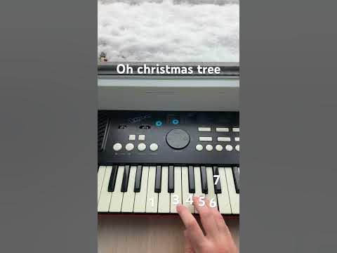 Oh christmas tree(Piano Tutorial)#shorts#christmas - YouTube