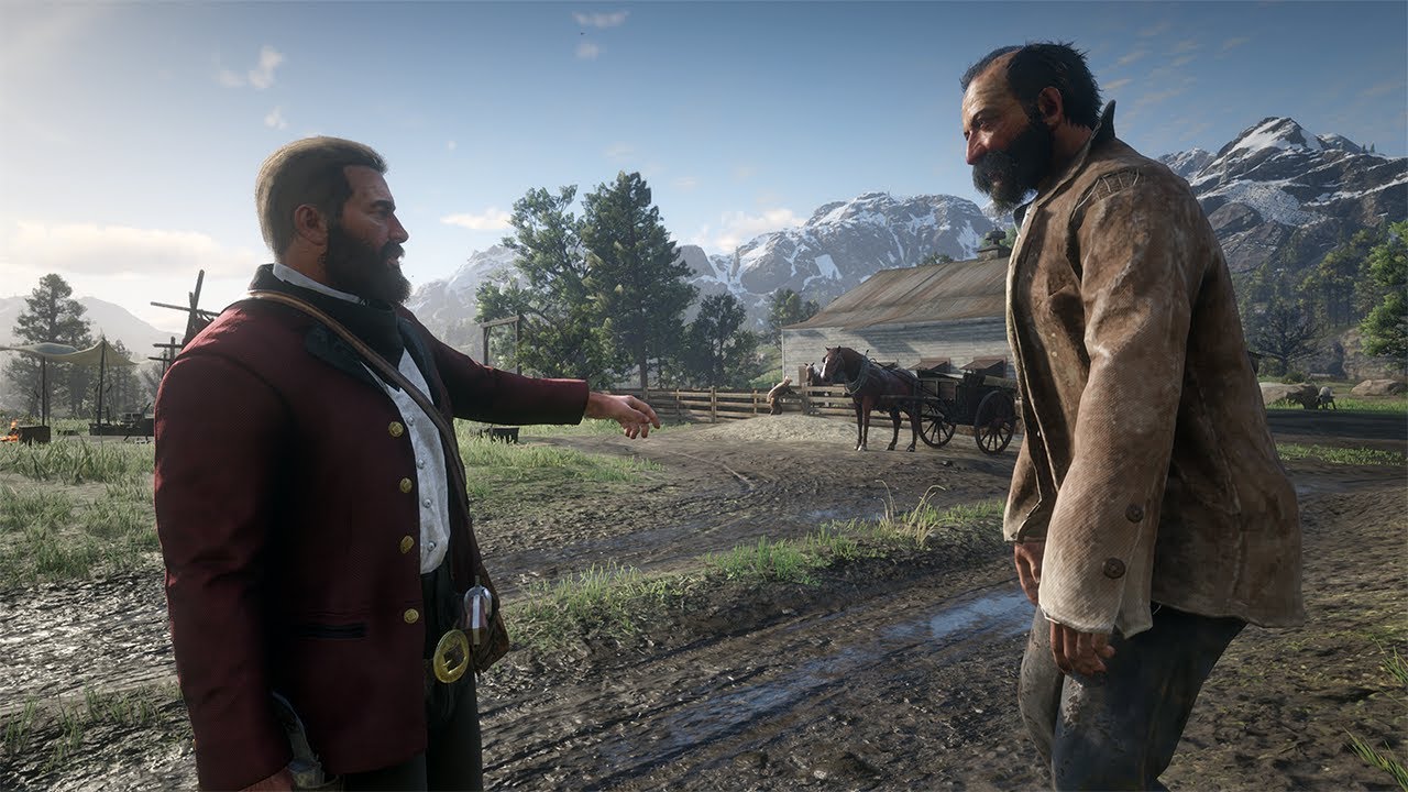 RDR2 - What if you give the wrong address to this man who lost his way ...