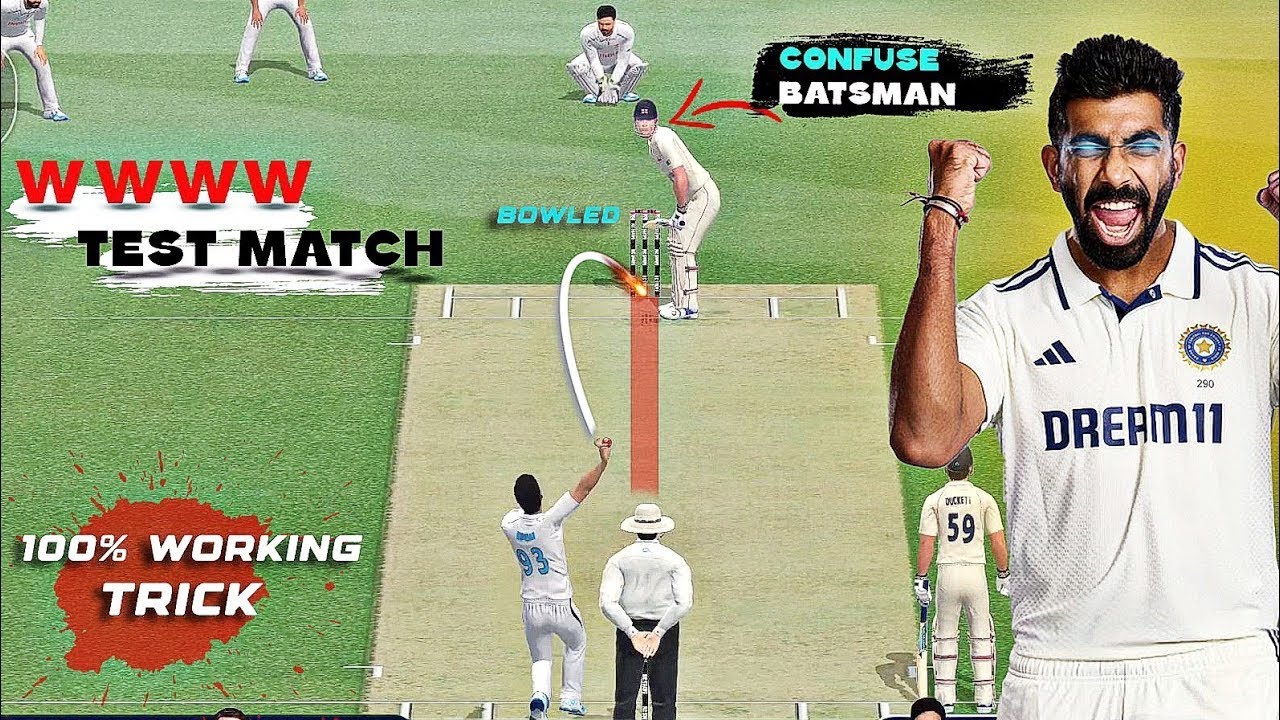 RealCricket Swipe Bowling Tricks🤯|How To Take Wickets In RC SWIPE Test ...