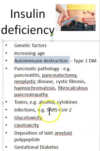 Medicine Insulin Deficiency causes viva - YouTube