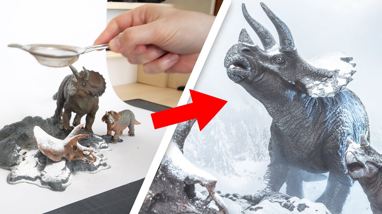 Creative Toy Photography at Home : Dinosaur Extinction - YouTube