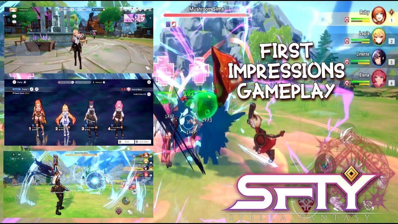 Stella Fantasy First Impressions Gameplay | Mobile Games - YouTube
