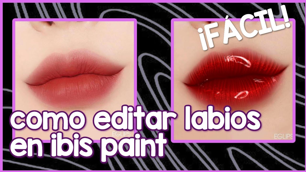 labios en ibispaint en menos de 10 minutos! super fácil★ - YouTube
