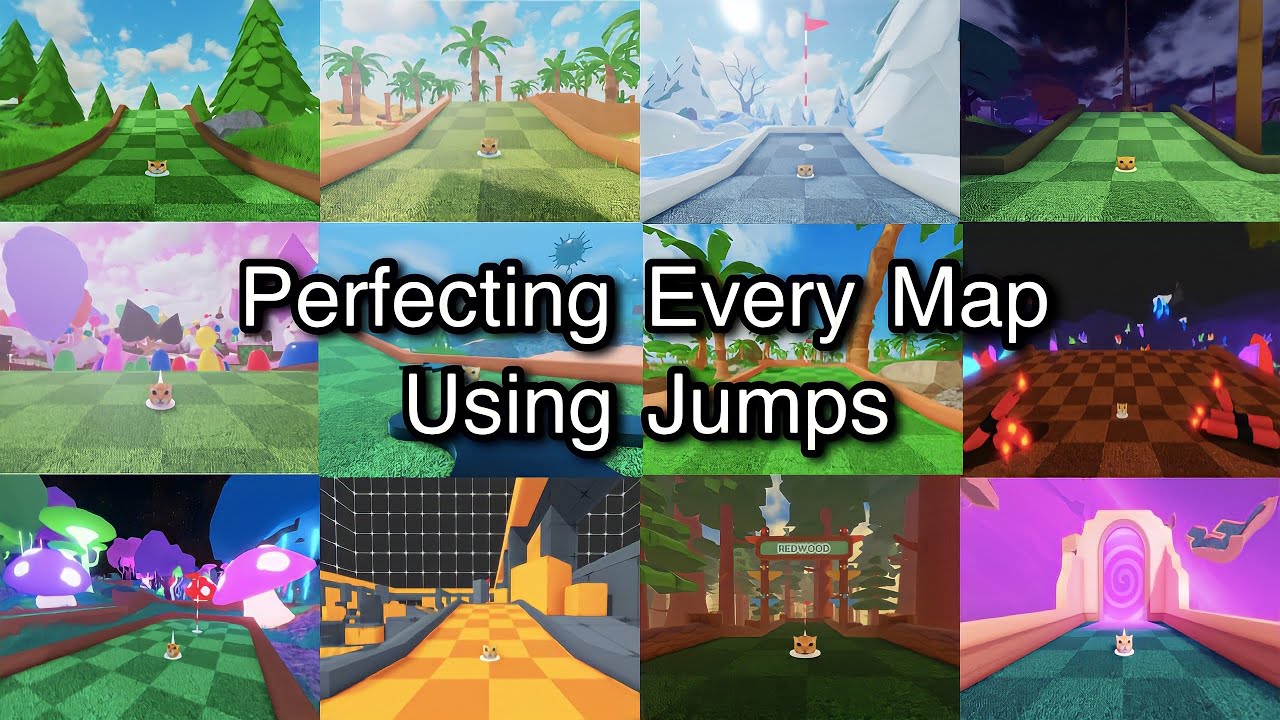 Perfecting Every Map in Super Golf Using Jumps - YouTube