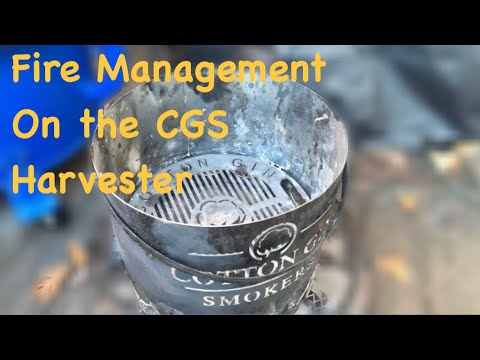 Fire Management on the Cotton Gin Smokers Harvester - YouTube