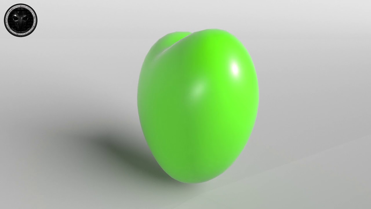 Green Heart 3D model Showcase - YouTube