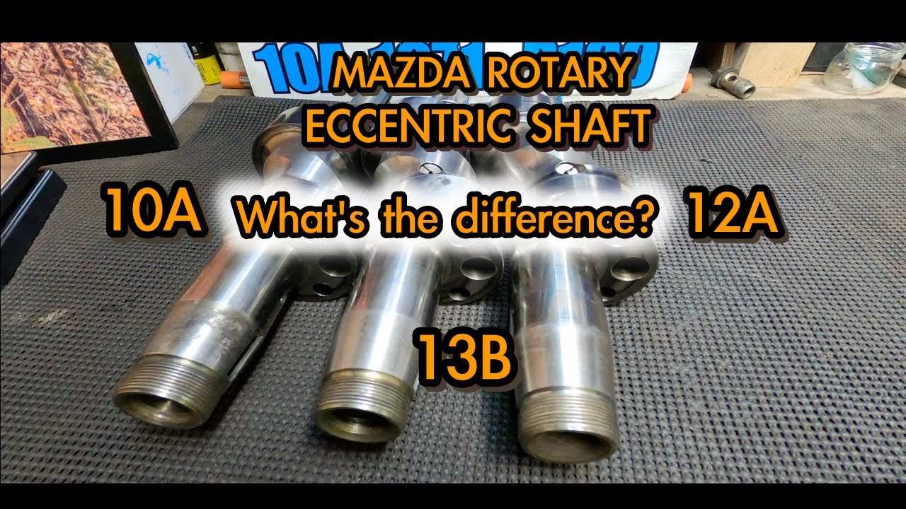 Mazda Rotary Eccentric Shaft 10A 12A 13B - YouTube