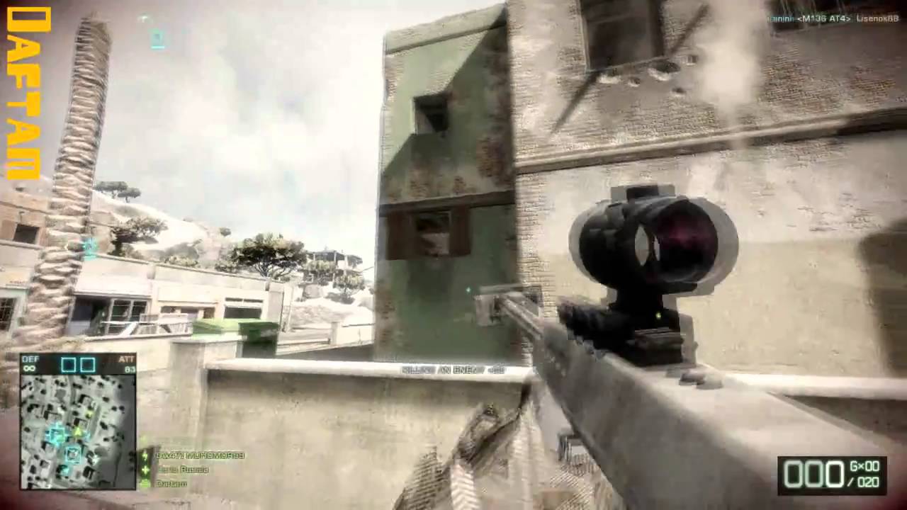 BF: BC2 Assault-Recon Frag Movie - YouTube