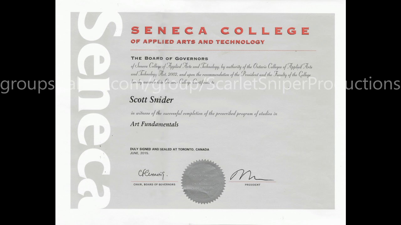 Scott Snider (Seneca@York College 2015 Diploma Video) - YouTube