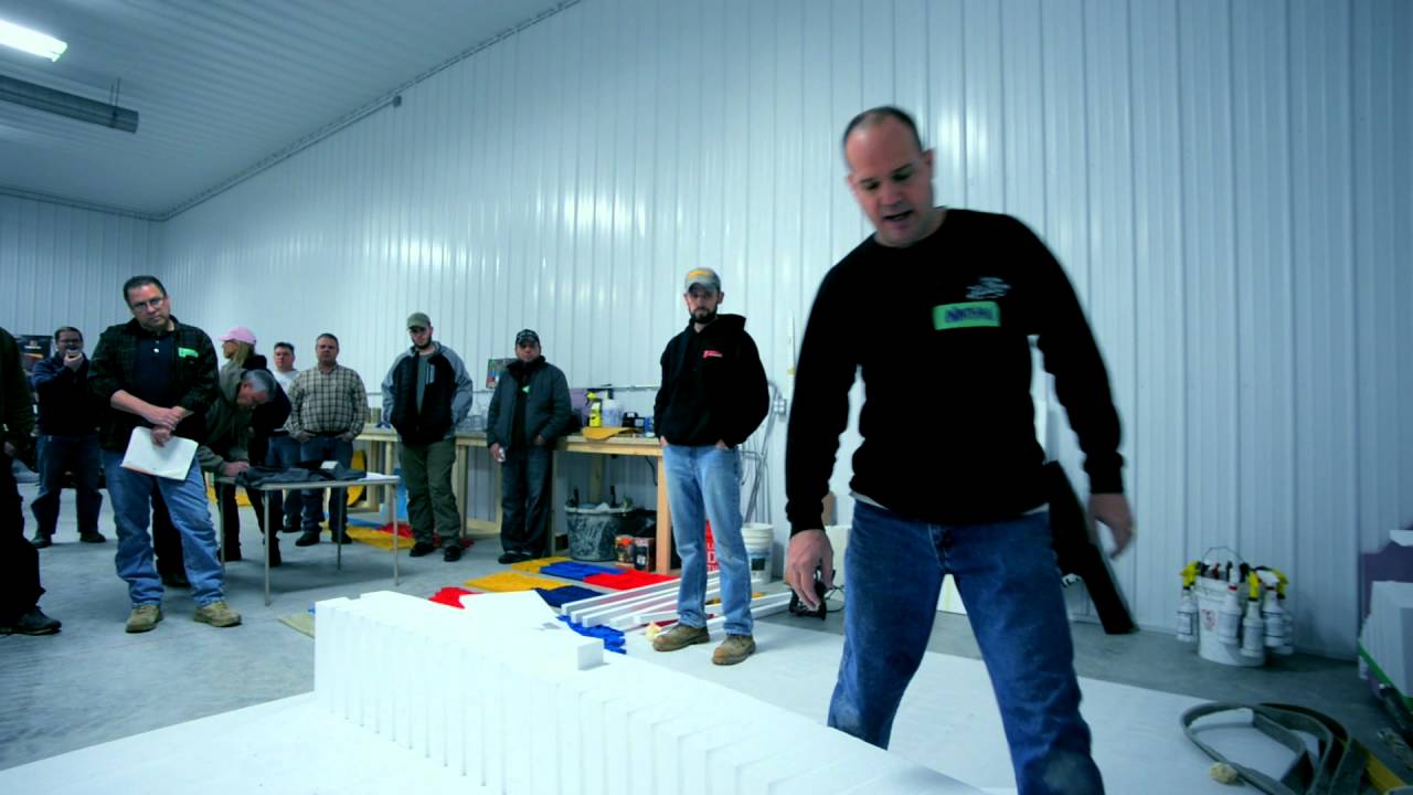 1 Set Up Laying Down The Material - YouTube