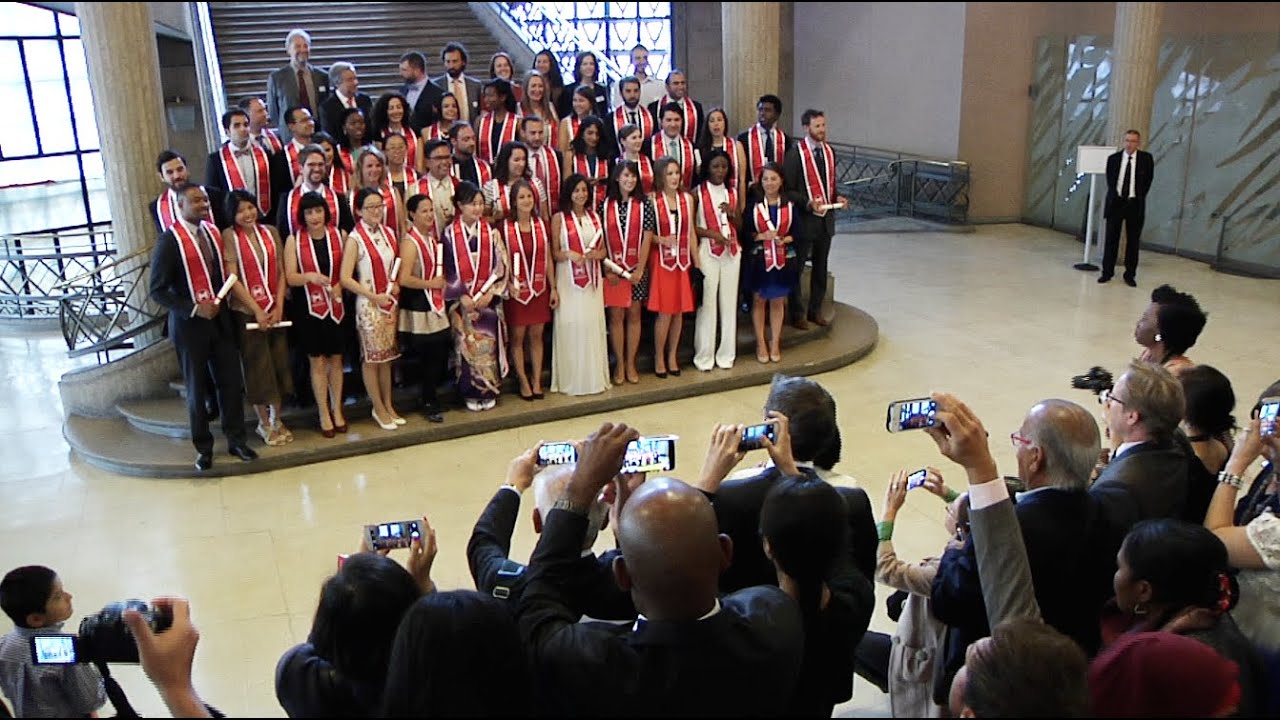 MPA class of 2015: graduation ceremony - YouTube