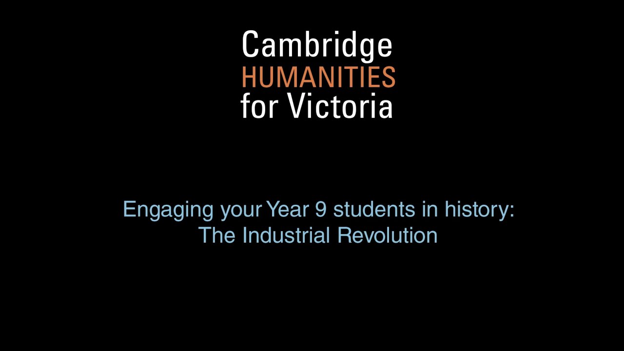 Engaging Year 9 students in History: The Industrial Revolution ...
