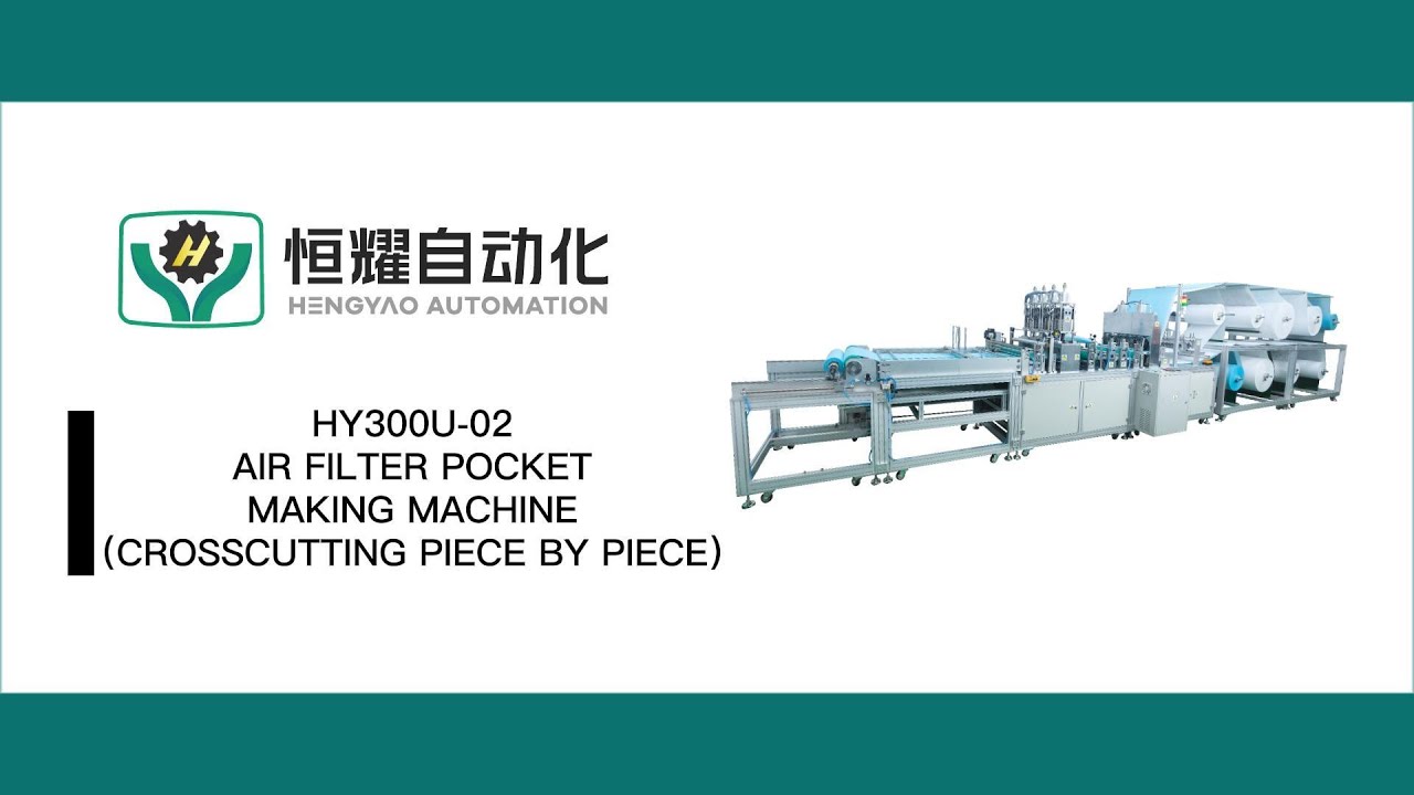 Air Filter Pocket Making machine| How To Start Disposable Pocket Filter ...