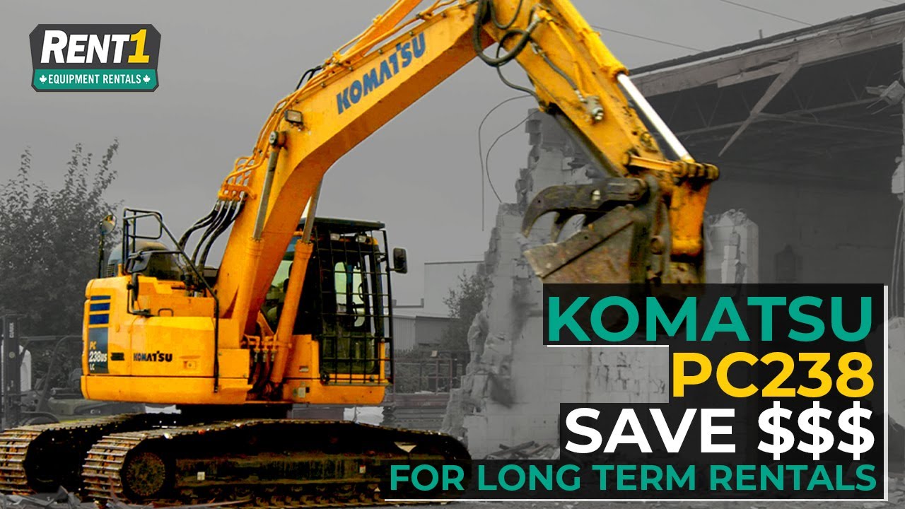 We Have A Promotion On This Komatsu PC238! - www.Rent1.ca - YouTube