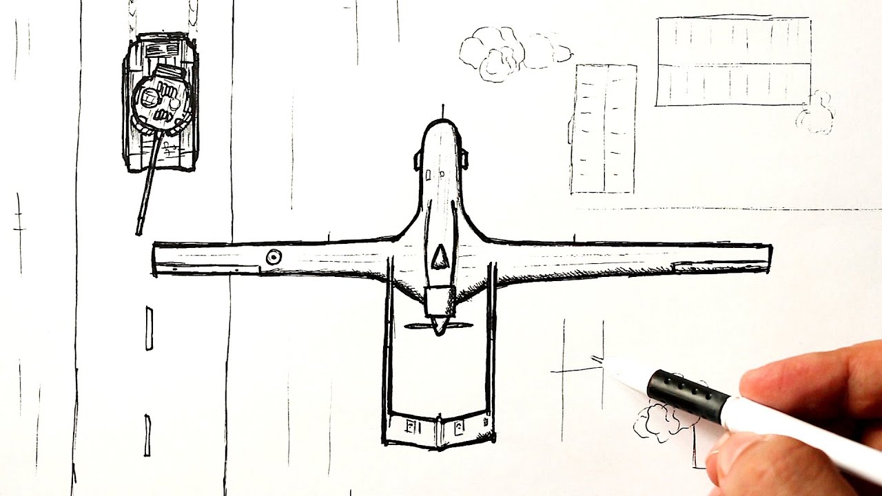 How to draw a Drone attacking Tank | Ukrainian War - YouTube