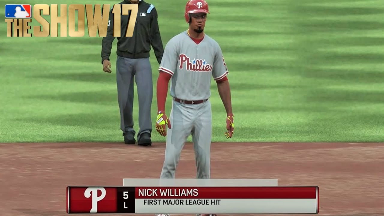 Nick Williams Makes His MLB Debut | MLB The Show 17 - YouTube