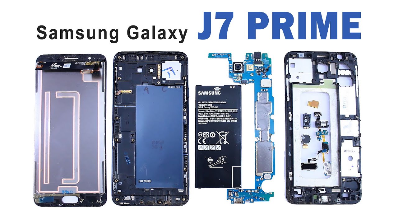 Samsung Galaxy J7 Prime Disassembly - YouTube