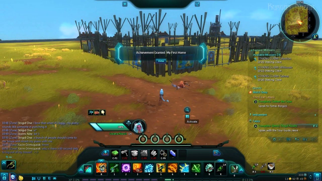Wildstar - Building a Cozy Aurin House - YouTube
