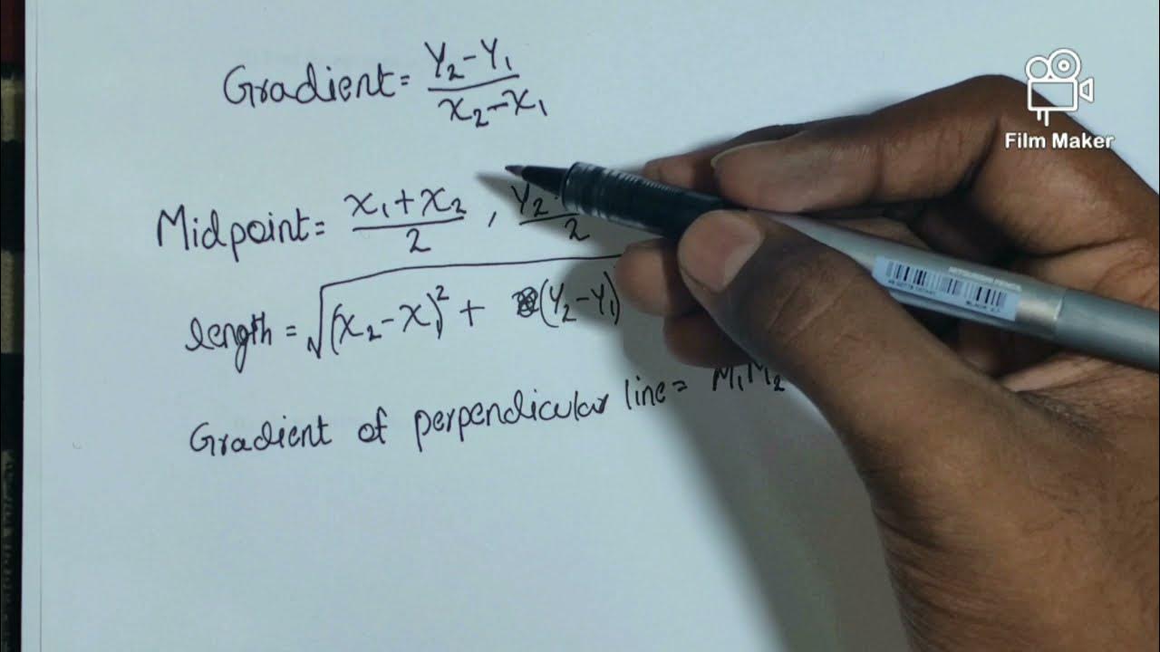 Maths IGCSE Coordinate Geometry Topic Questions 2021 - YouTube