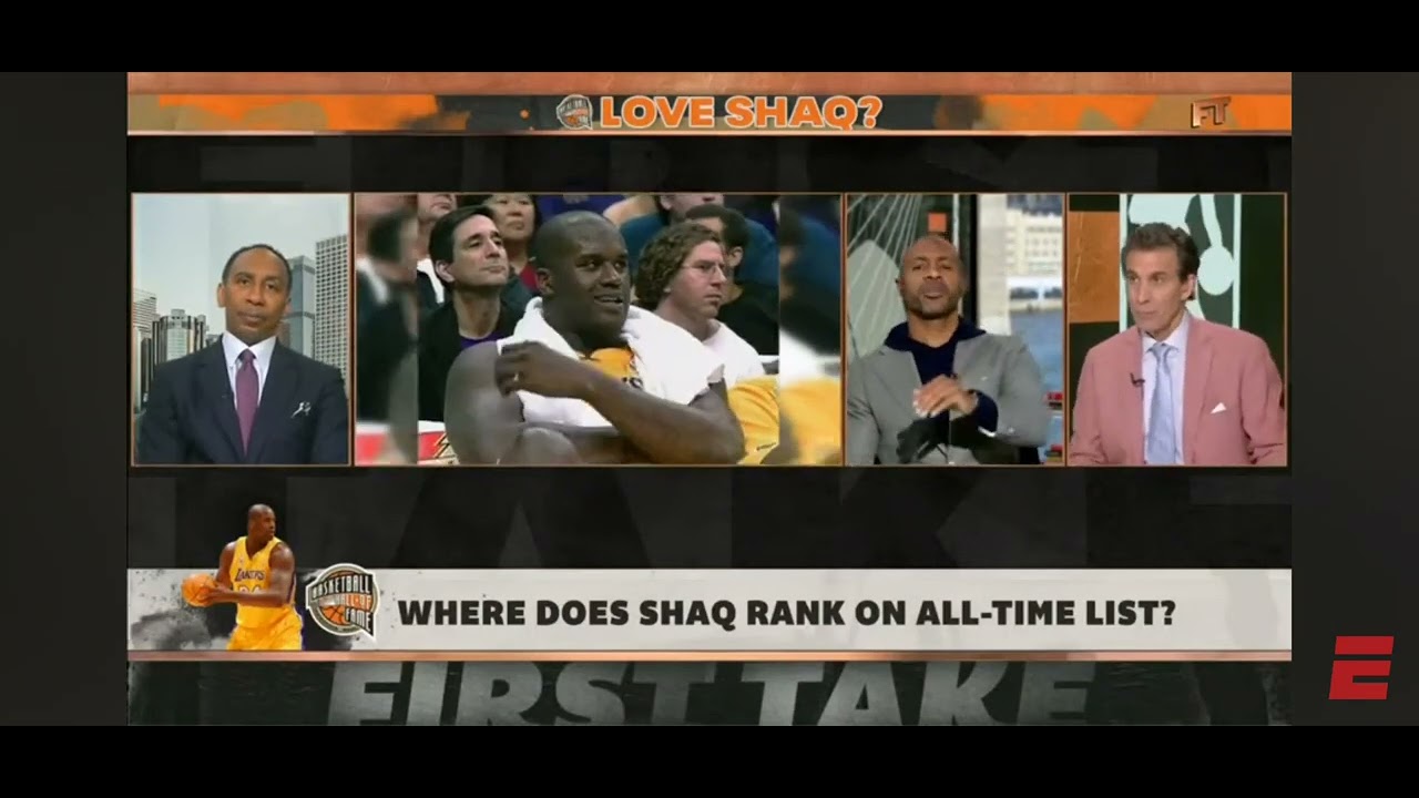 Stephen A Smith and Mad Dog heated debate On Shaq being Top Five Center ...