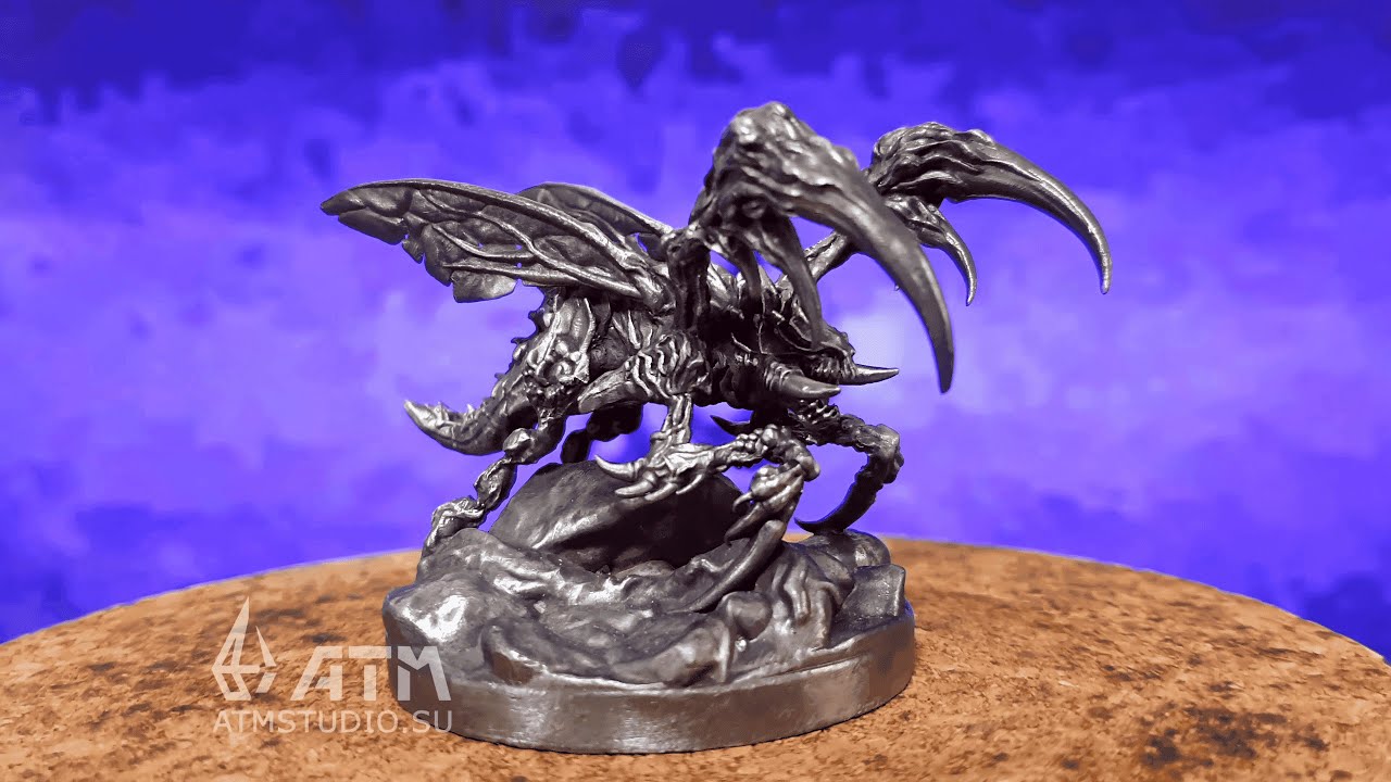 [ATM] Zergling zerg StarCraft Blizzard metal miniature figure handmade ...