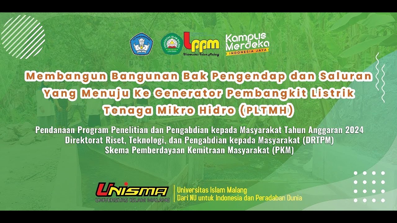 PKM DRTPM 2024 | Membangun Bangunan Bak Pengendap Dan Saluran Yang ...