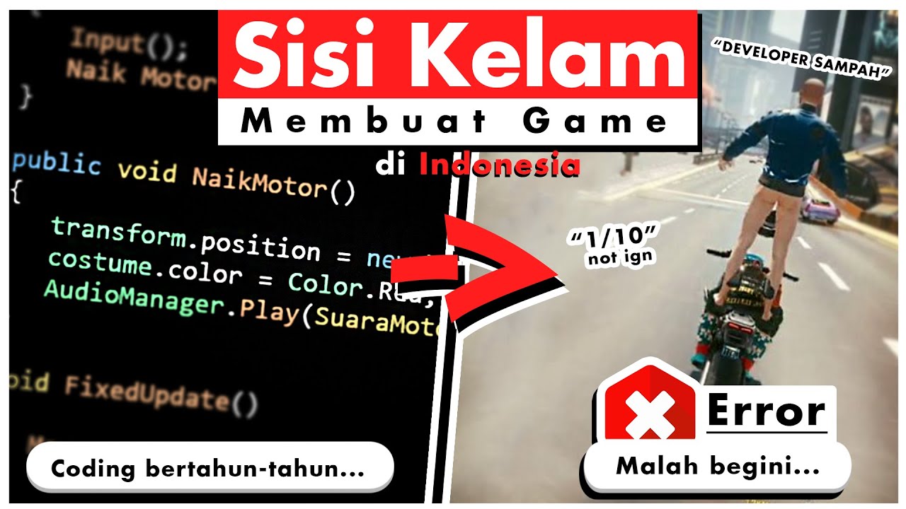 Keluh Kesah Menjadi Game Developer Indonesia! - YouTube