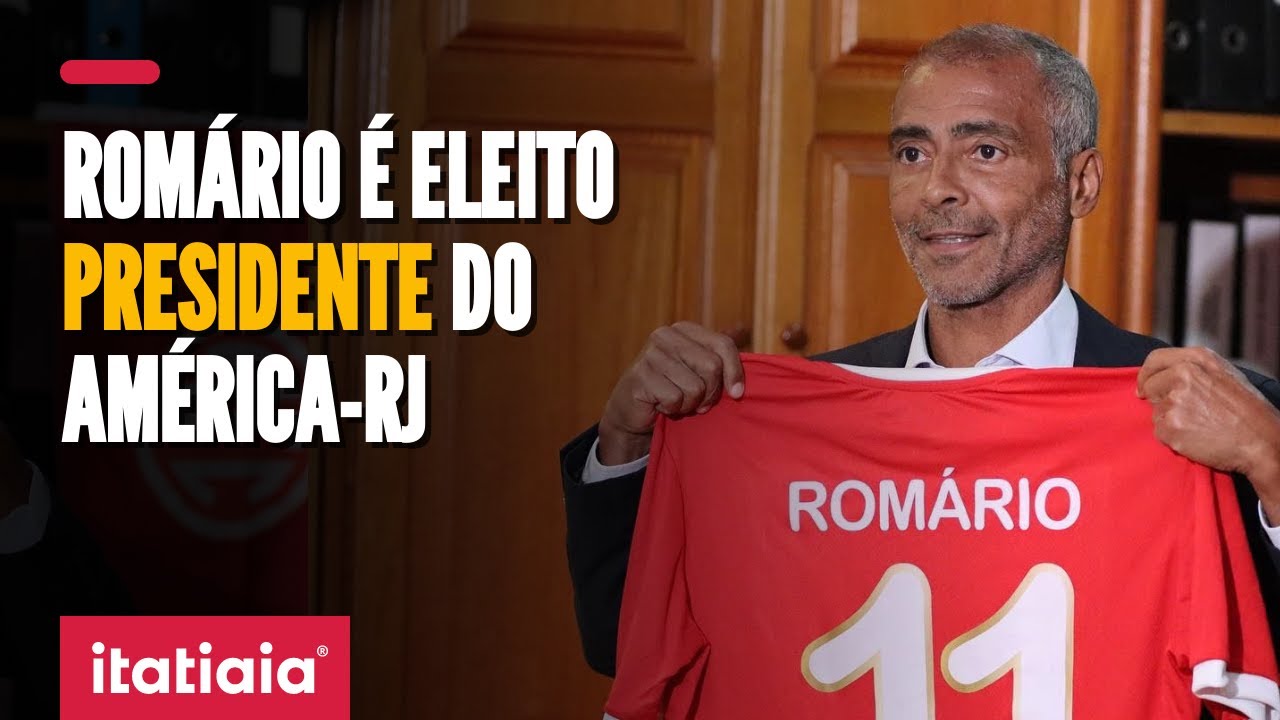 EX-ATACANTE ROMÁRIO É ELEITO PRESIDENTE DO AMÉRICA-RJ - YouTube