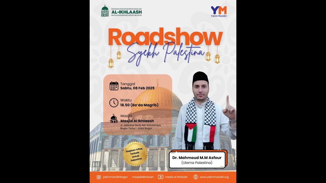 Bersama Syekh Dr. Mahmoud M.M. Asfour Palestina - Update Kondisi ...