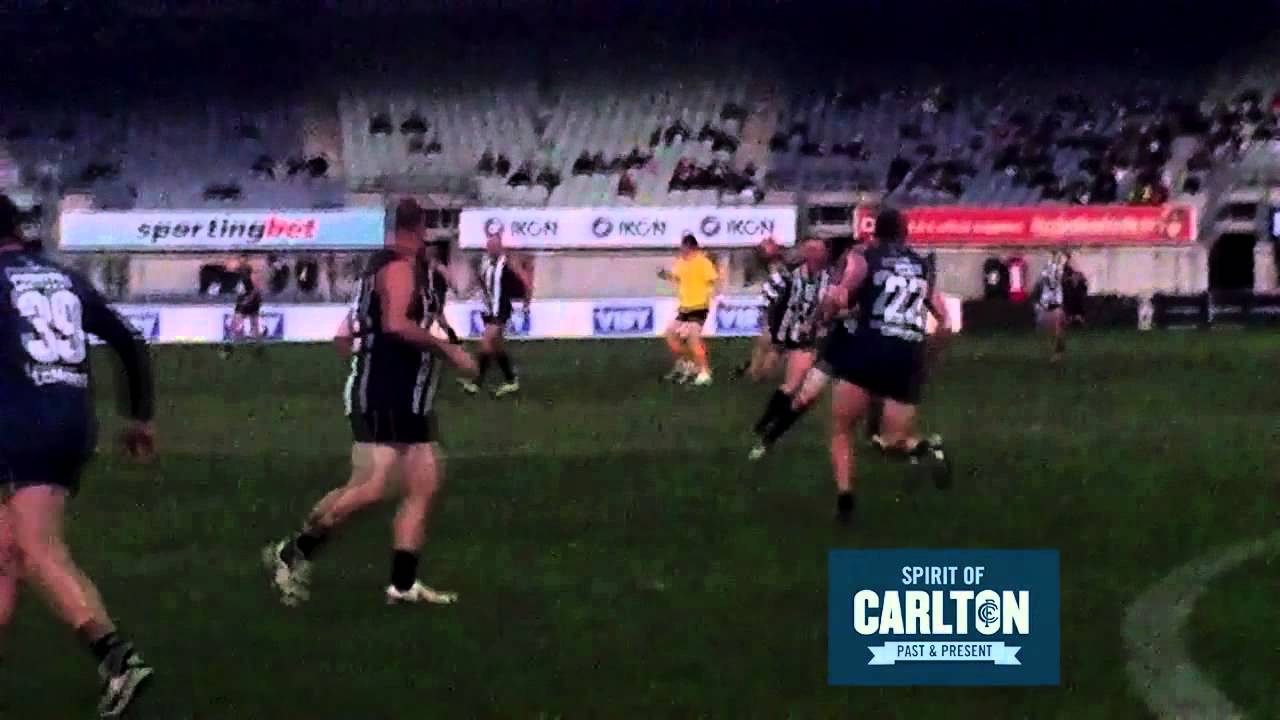 Ang Christou WOOF! - Carlton Legends Match 2014 - YouTube