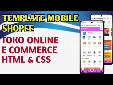 TEMPLATE Mobile Toko Online atau E-commerce dengan HTML CSS - WEB ...