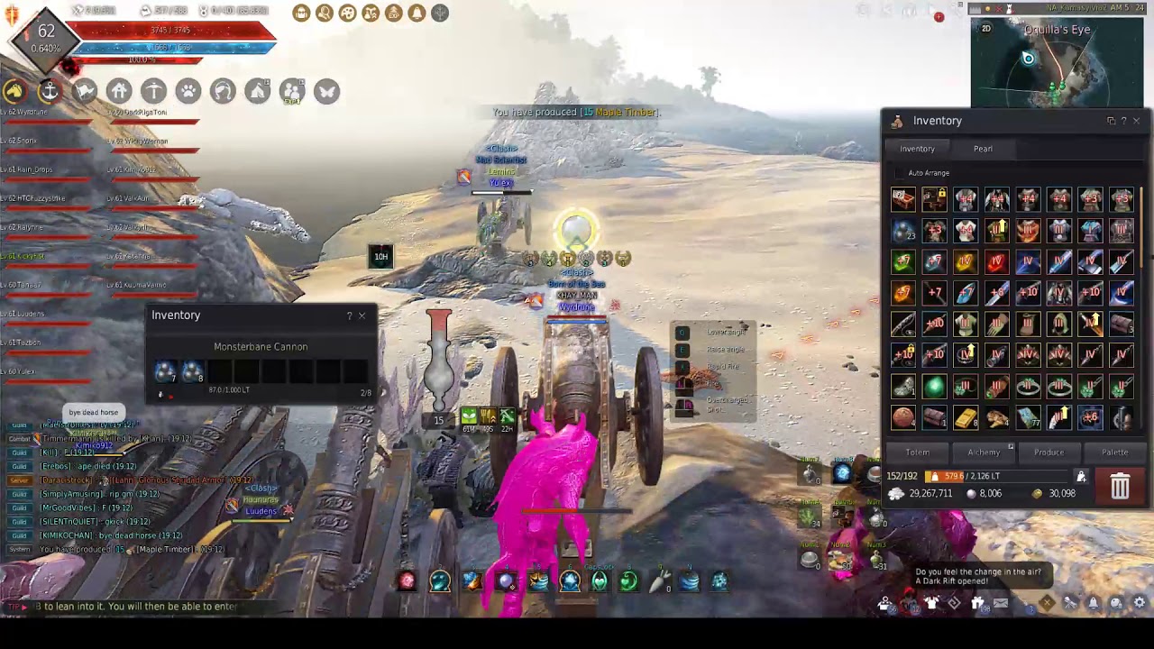 BDO: Khan kill Clash Hosting DPS Cannon perspective - YouTube