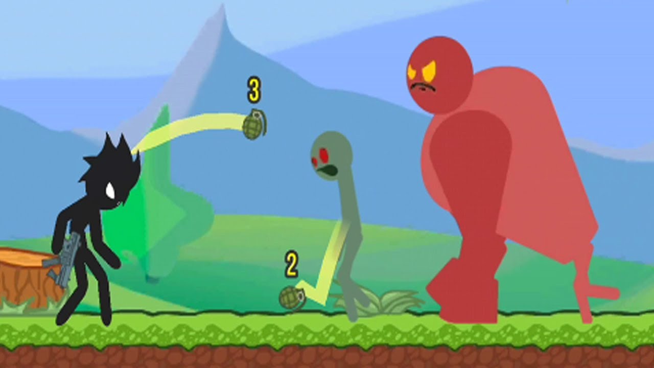 the epic battle of the stickman against the zombies - stickman zombie ...