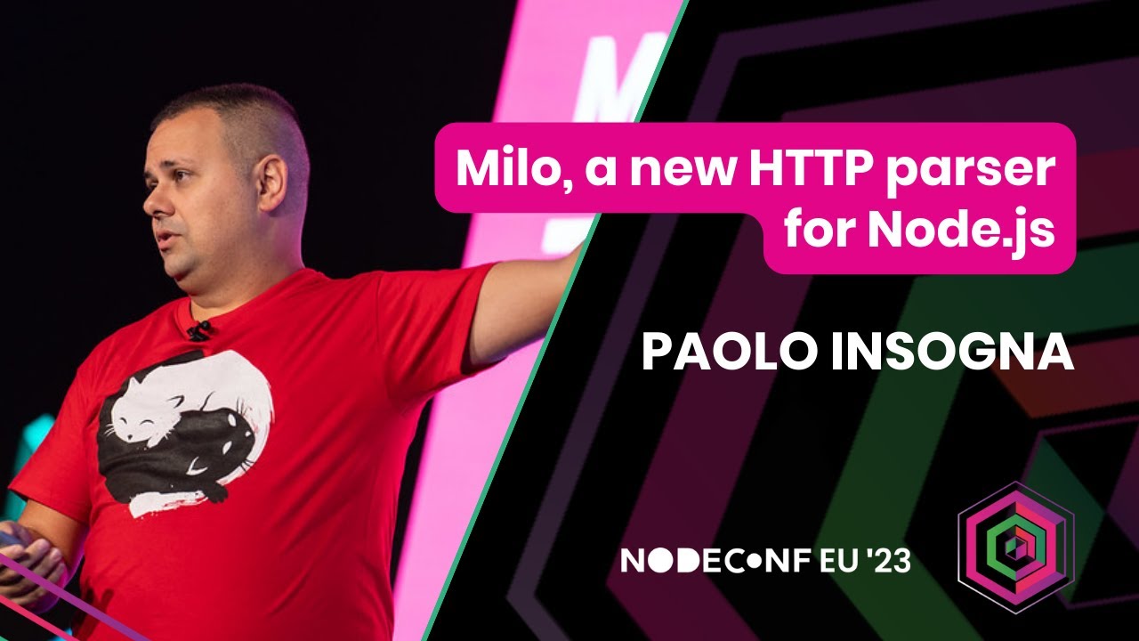 Paolo Insogna | Milo, a new HTTP parser for Node.js - YouTube