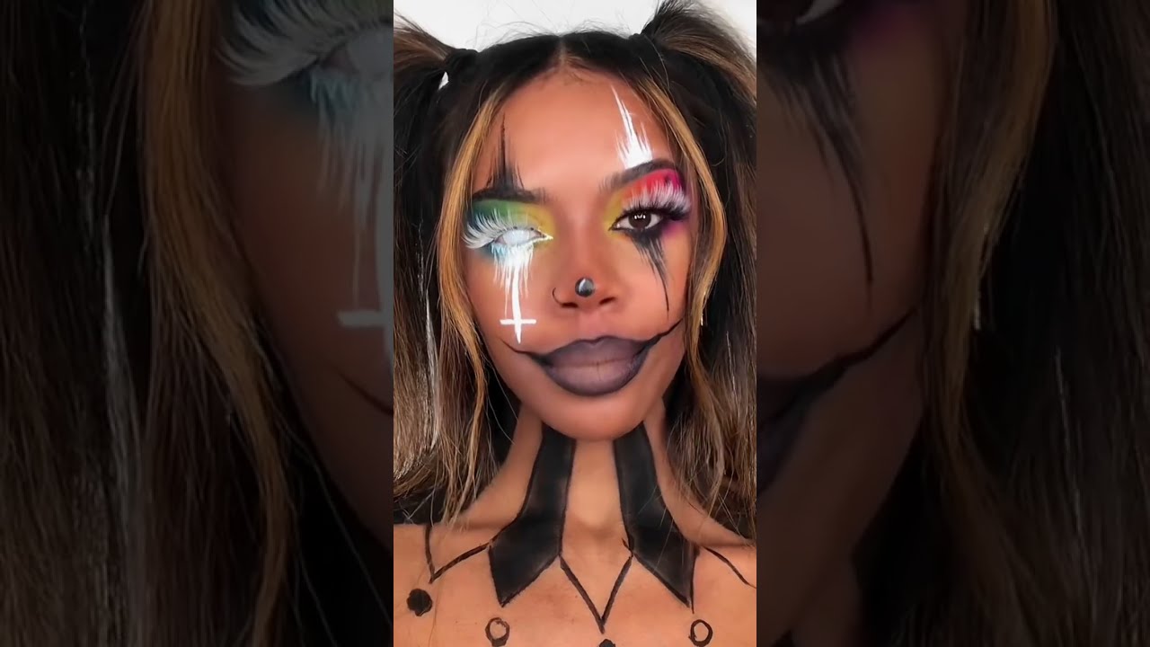 CLOWN SFX MAKEUP 🤡 Satisfying Closeup - YouTube