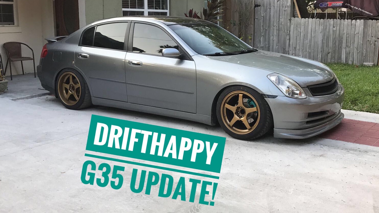 g35 rear spring bucket delete - YouTube