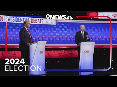 Biden and Trump face off in the first 2024 presidential debate - YouTube