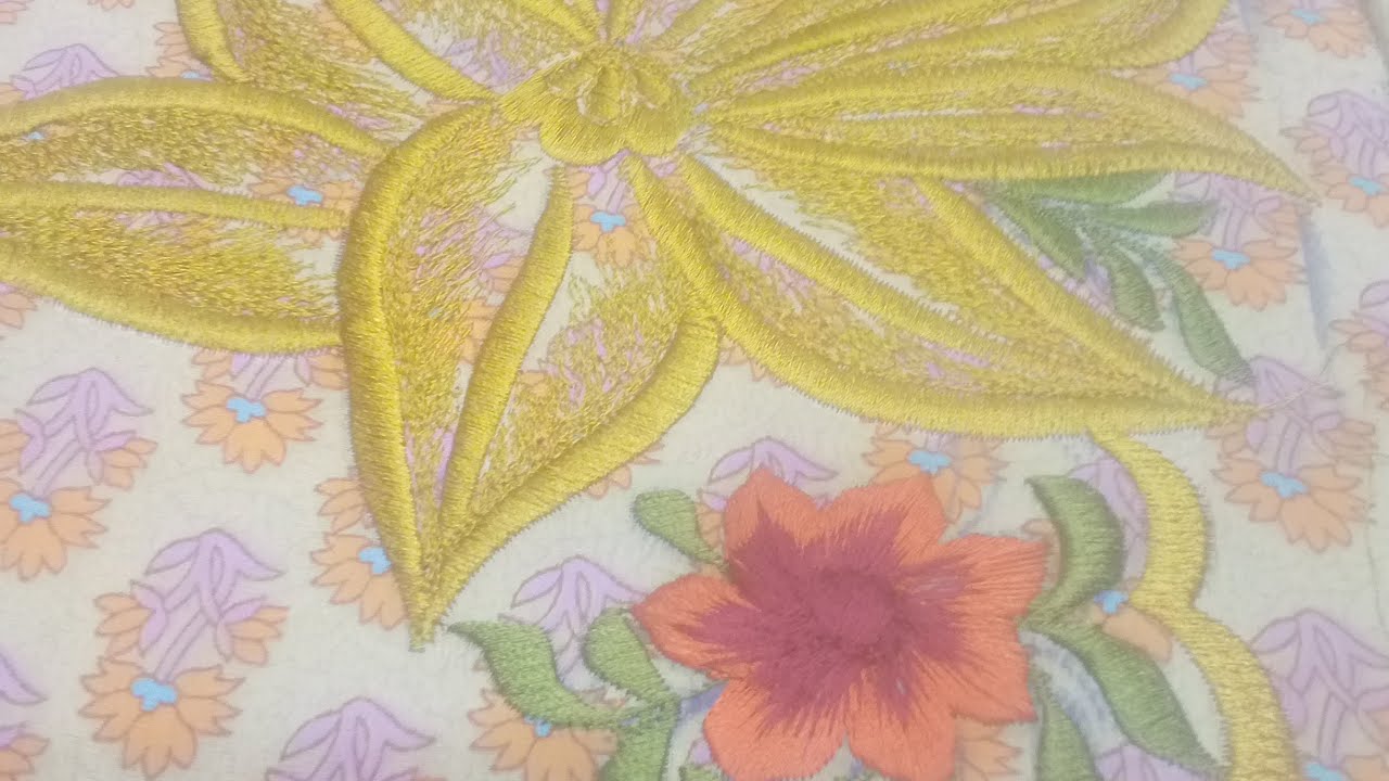 Embroidery Chalk Cutwork in print Stuff🌹👈 - YouTube