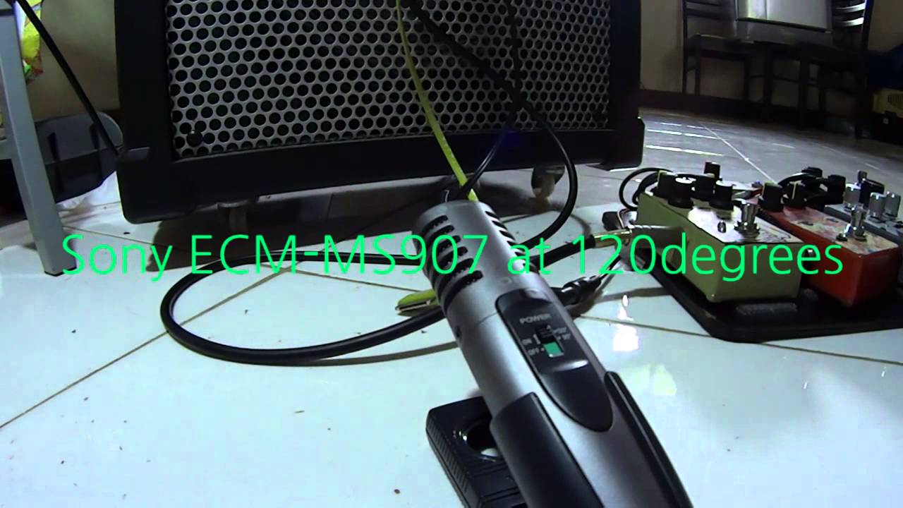 Audio technica pro24cm & Sony ECM-MS907 mic test - YouTube
