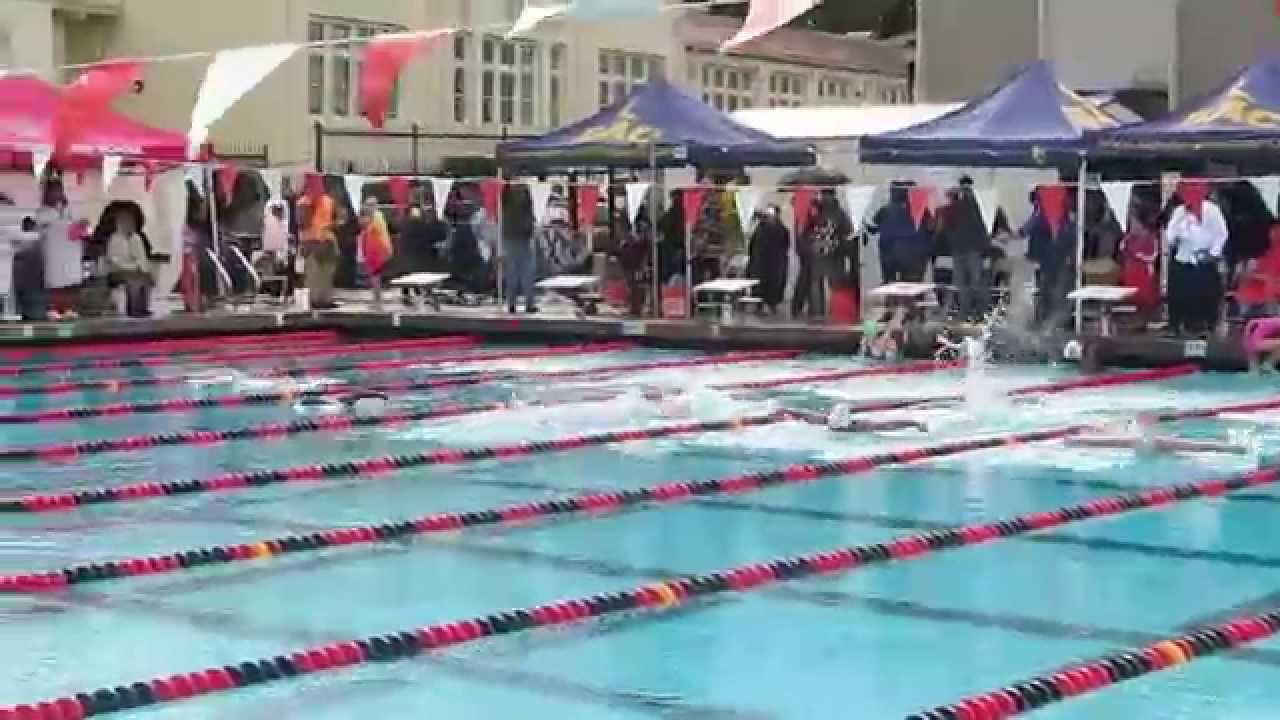 BAC swimming meet Brandon 100 butterfly 2015-02-08 - YouTube