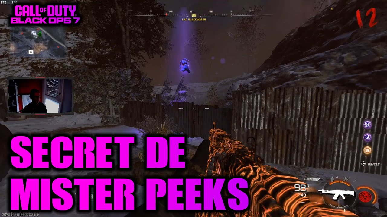 SECRET SECONDAIRE MISTER PEEKS ZOMBIE BLACK OPS 7 ASHES OF THE DAMNED ...