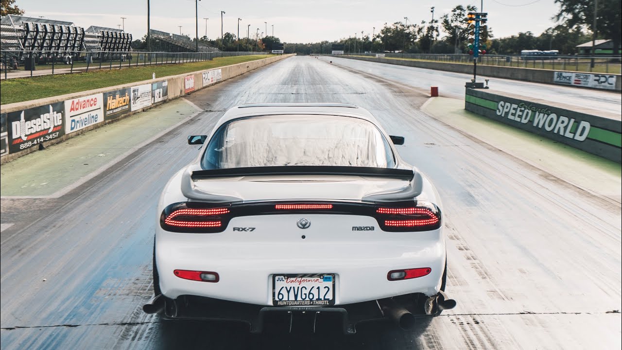 Drag Racing my FD Rx-7! - YouTube