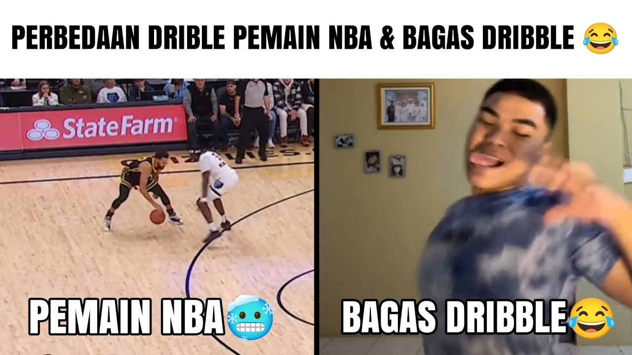 Pemain NBA Vs Bagas Dribble 😂 - YouTube