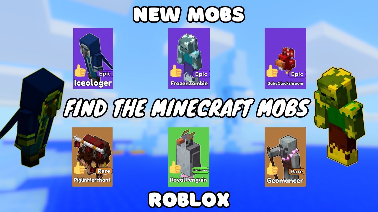 How To Get All 12 New Minecraft Mobs In Find The Minecraft Mobs 177 ...