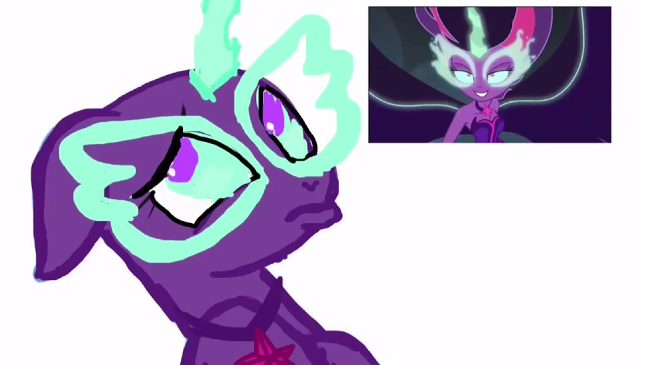 MLP Speedpainting Midnight Sparkle (Base painting) - YouTube