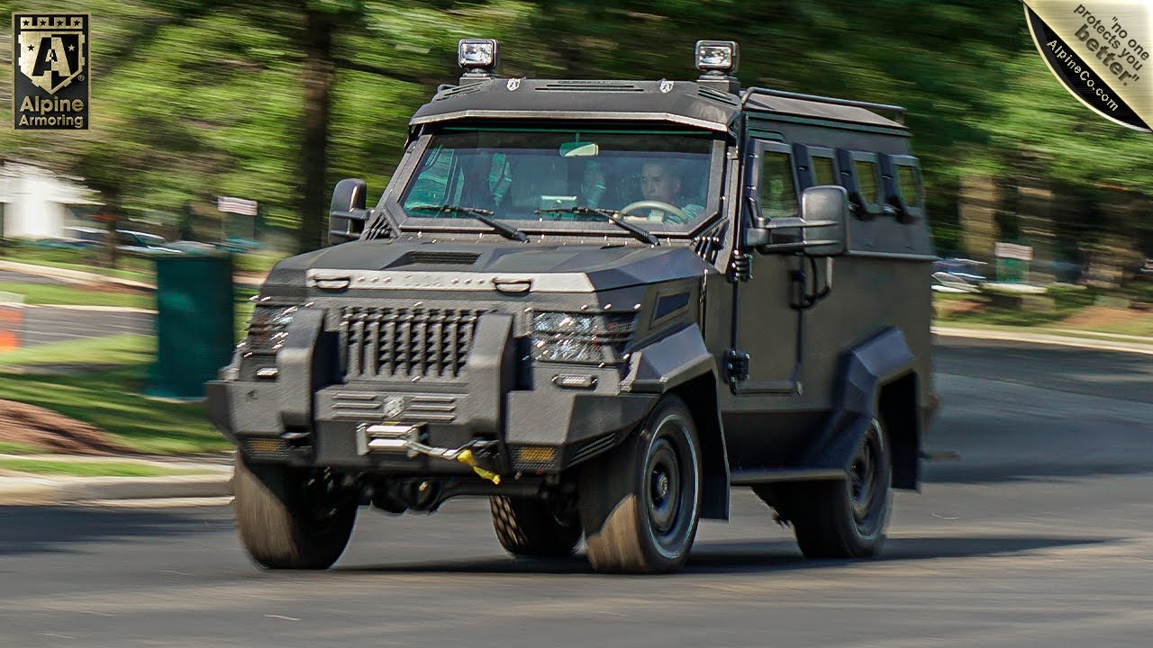 Armored APC CUDA based on a Toyota Land Cruiser 76 - YouTube
