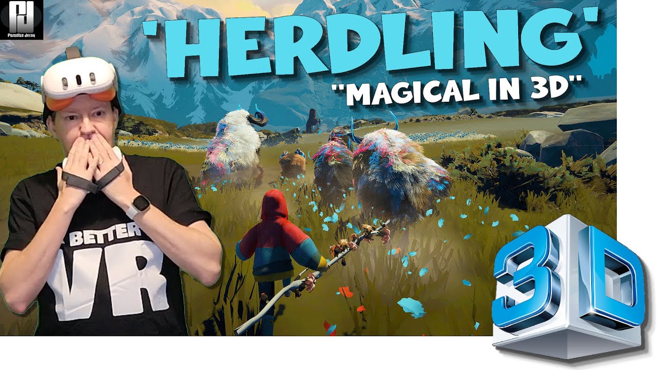 HERDLING is a SPECTACULAR 3D Journey in a VR headset! - Watch or Play in 3D! #3d - YouTube