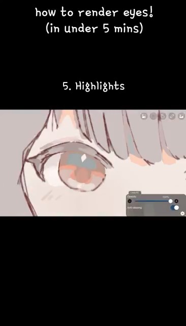 simple eye rendering tutorial #tutorial #arttutorial #drawing #animeart ...