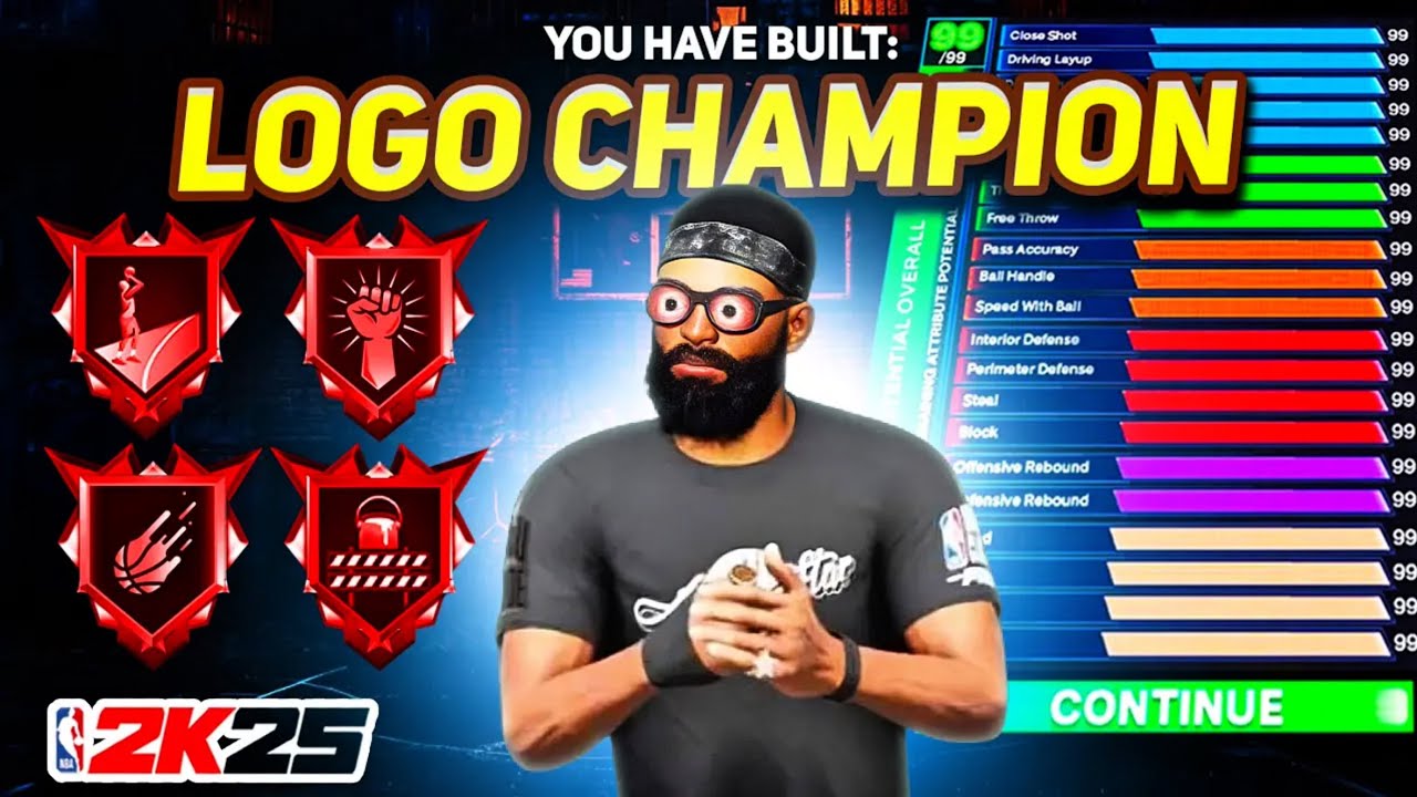 This 7FT LOGO CHAMPION Build That CAN SPEED-BOOST is AMAZING on NBA ...